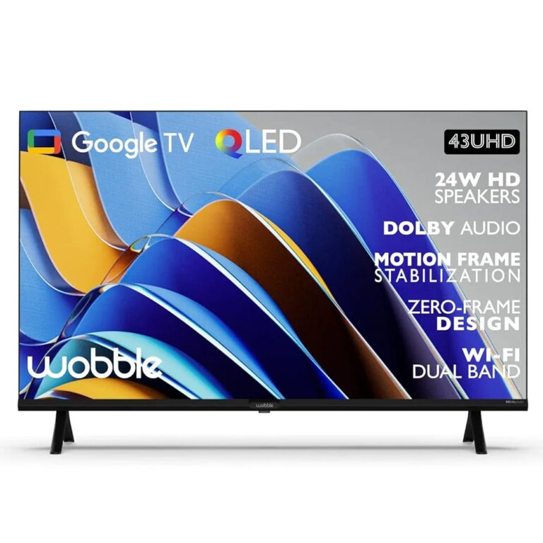Wobble 43-inch X-Series QLED TV (Model: WB43QDXGU2875T24) – Santosh Sales